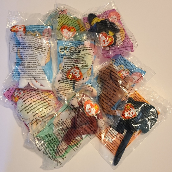 Ty | Toys | Vintage 8pcs Ty Mcdonalds Teenie Beanie Babies 200 | Poshmark